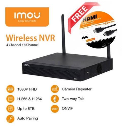 Promo NVR Imou 8Ch Wireless IP Camera Indoor Outdoor Garansi Resmi ...