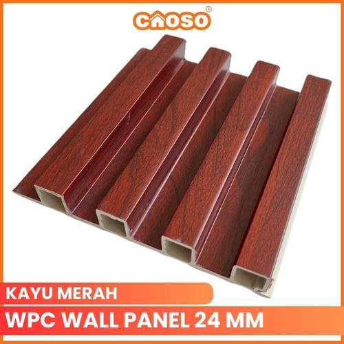 Promo Wpc Wallpanel 3 Meter 24MM Wall Panel 3M kayu merah WoodPanel ...
