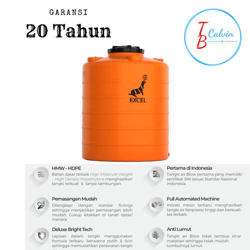 Jual Tangki Air / Tandon / Toren Air Excel Blow 2000 Liter ALB 2000 ...