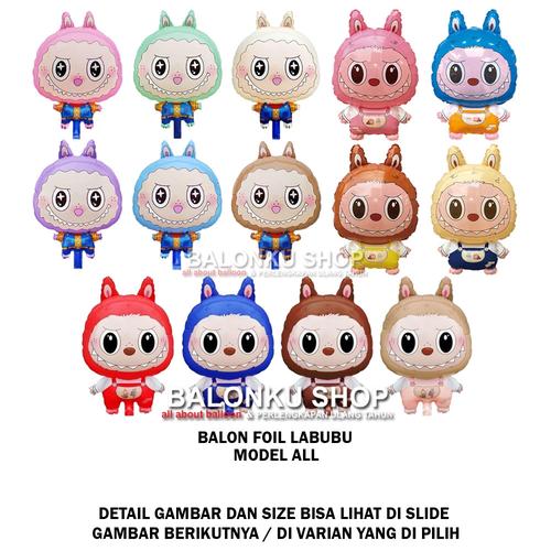 Jual Balon Foil Labubu / Balon Labubu / Balon Boneka Labubu / Balon ...