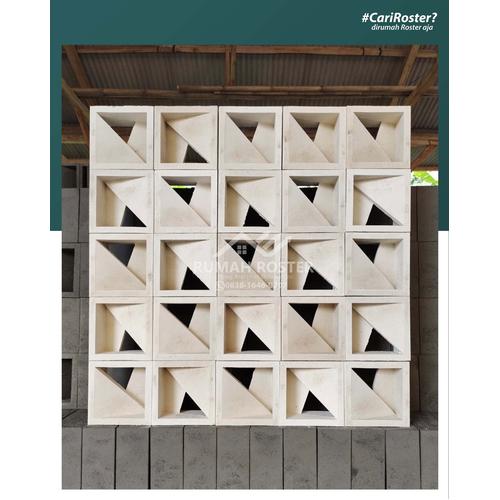 Jual Roster Putih Motif V / Roster Minimalis / Roster / Lubang Udara ...