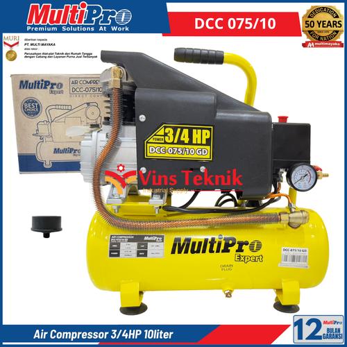 Promo Mesin Kompresor Angin Listrik Air Compressor 3/4HP 10Liter ...