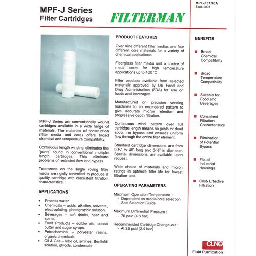 Jual CUNO MPF-J Series Filter Cartridge - J-Y10-R10-S-NN - Jakarta Utara - Filterman | Tokopedia