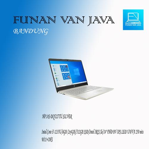 Jual Laptop HP 14S-DQ5227TU SILVER Intel Core i5-1235U/8GB (2x4GB ...