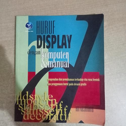 Jual Buku Huruf Display dengan Komputer & Manual ADI KUSRIANTO ...