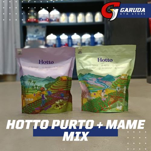 Jual PAKET HOTTO MAME + PURTO 2 Pouch Mix Multigrain Protein Edamame ...
