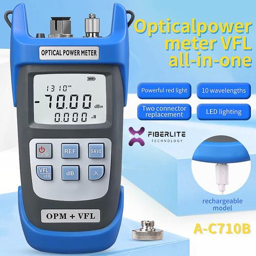 Promo OPM Rechargeable 3 in 1 Optical Power Meter + Visual Fault ...