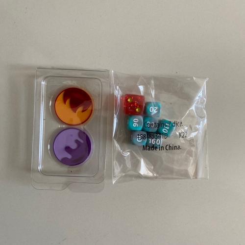 Jual Pokemon TCG Damage Counter & Dice & Token Dadu Original dari ETB ...