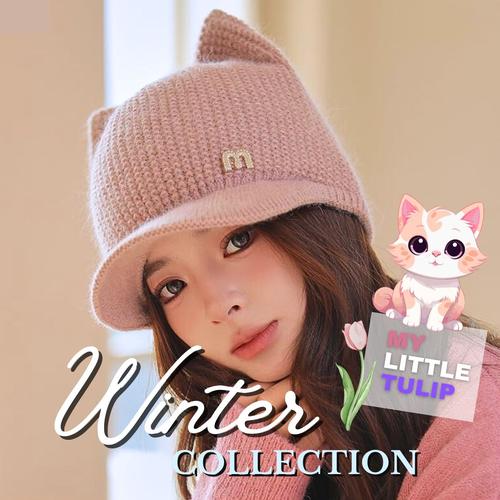 Jual Topi Baseball Cap Winter Kucing / Hat Cap Cat Ear Winter / Topi ...