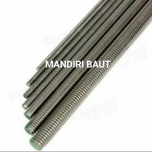 Jual Long drat sus304 M16 As Drat ss304 M16 stainless steel 304 STUD ...