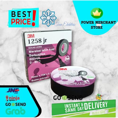 Jual 3M-1258JR Isolasi Listrik Hitam - Temflex - Jakarta Timur - Toko ...