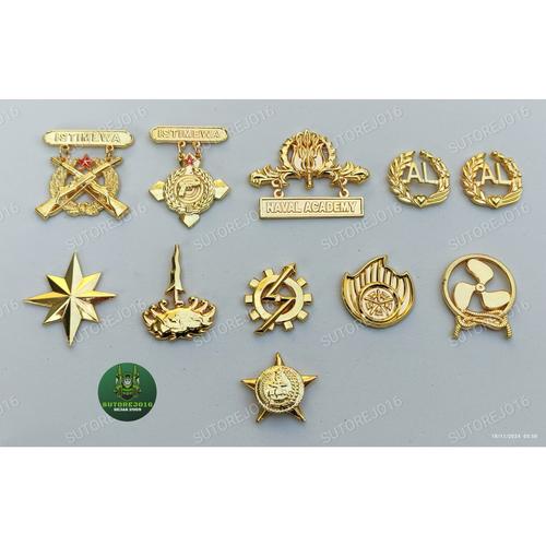 Jual Brevet brivet brefet pin taruna akmil akademi militer tni al naval ...