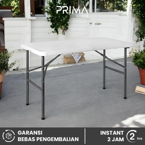 Jual MEJA MAKAN LIPAT FOLDING TABLE 120 X60 CM PORTABLE SERBA GUNA - Kota Bekasi - Prima Stock ...