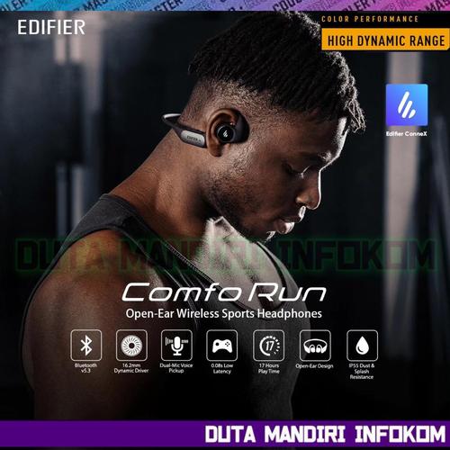 Promo Edifier COMFO RUN - Open-Ear Sport Earphone Bluetooth 17Hrs Battery Life Call Noise ...