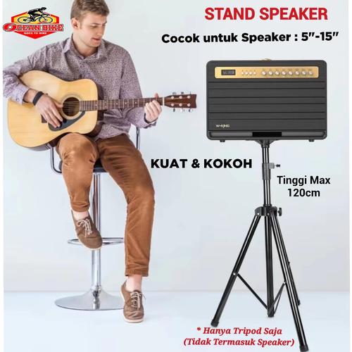 Promo Stand Tripod Kaki Tiang Standing Speaker Aktif Pasif Portable ...