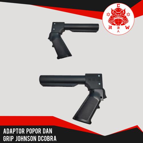 Jual Mainan Adaptor Popor dan Adaptor Grip Johnson M801 Dcobra Spring ...