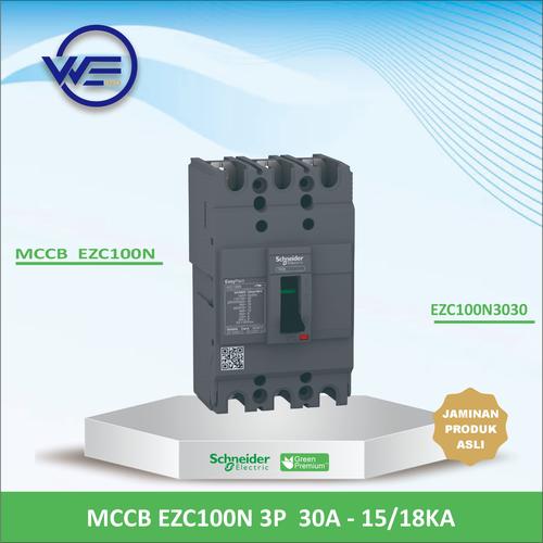 Jual MCCB 3P 30A EZC100N3030 Schneider Easypact NFB EZC100N 3 Phase 30 Ampere 18kA - Kota ...