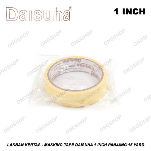 Jual Lakban Kertas - Masking Tape Daisuha 1 Inch Panjang 15 Yard ...
