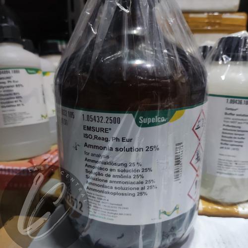 Jual Ammonia Solution 25% Pro Analis Merck 105432 2.5L / Larutan Amonia ...
