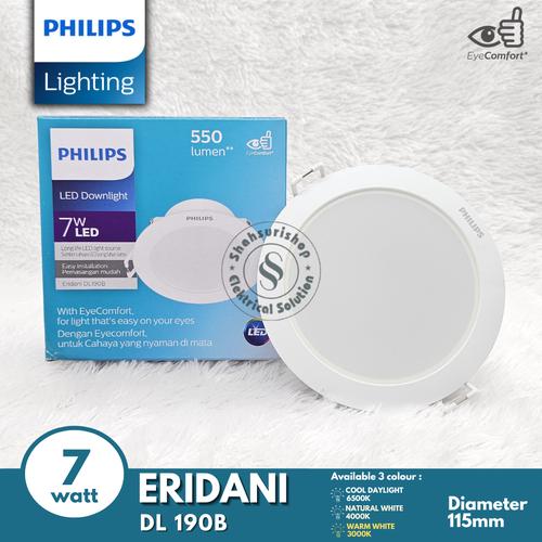 Jual LAMPU DOWNLIGHT LED PHILIPS ERIDANI G2 DL190B 7W 7 WATT 4 INCH - Putih - Jakarta Timur ...