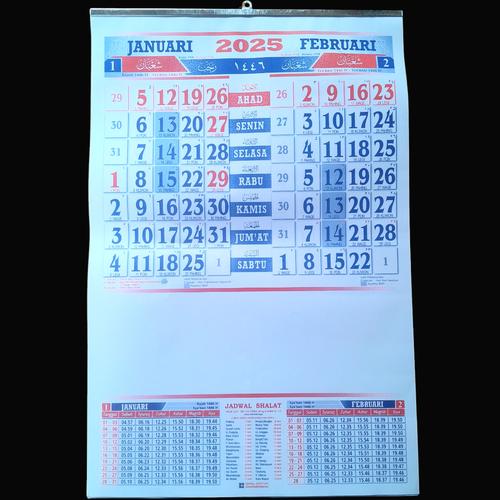 Jual Kalender Tahun 2025 disertai waktu shalat wilayah Sumatera Barat ...