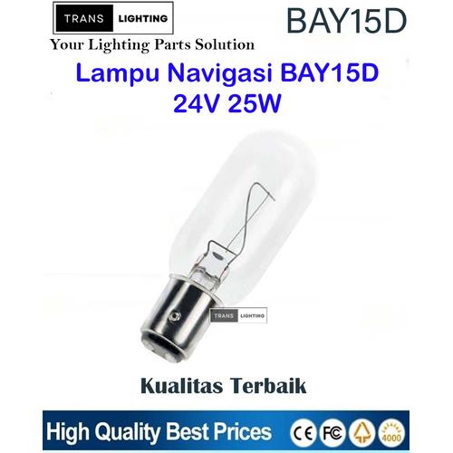 Jual Lampu Navigasi Bay15d 24v 25w /Navigation Light Bay 15d 24v 25 ...