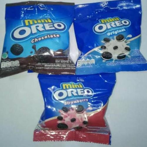 Jual BISKUIT MINI OREO 20 GRAM/ COKLAT/ STAWBERRY/ KUE MINI OREO MURAH ...