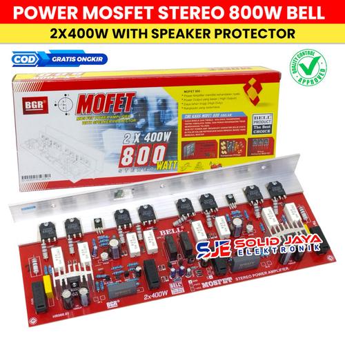 Jual KIT POWER MOFET 800W STEREO TRANSISTOR FINAL ASLI 2X400 WATT 800 W ...