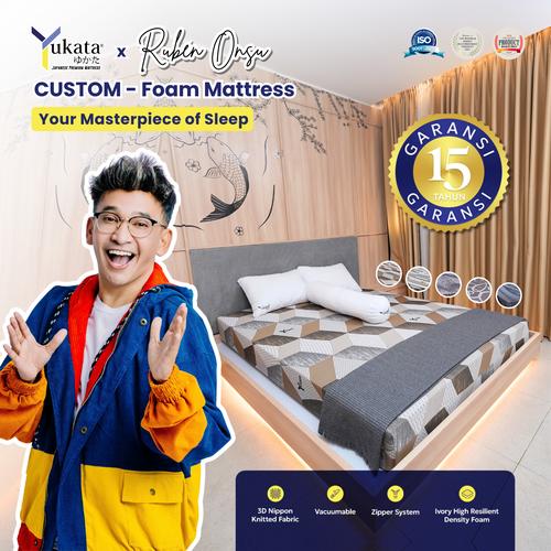 Promo KASUR BUSA YUKATA CUSTOM - Tebal 15cm - MATTRESS ONLY (Vacuumable) - 90 x 200 x 15 Cicil 0 ...