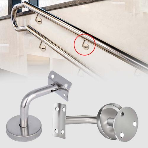 Jual Bracket Handrail Stainless Rail Tangga Tembok Railing Tangga 201 ...