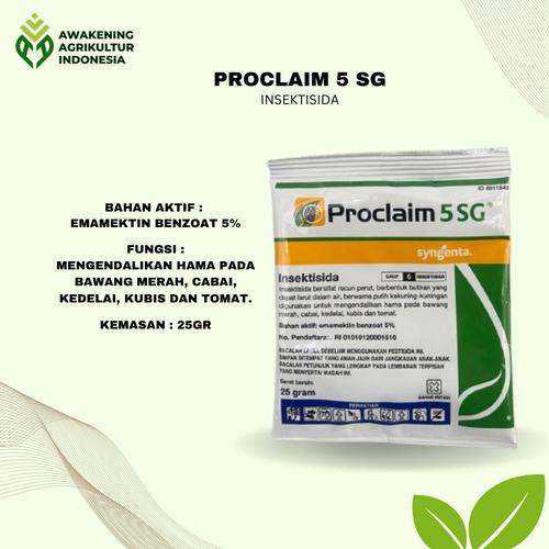 Jual PROCLAIM 5 SG Insektisida Racun Kontak dan Lambung 25 gram - Kab ...