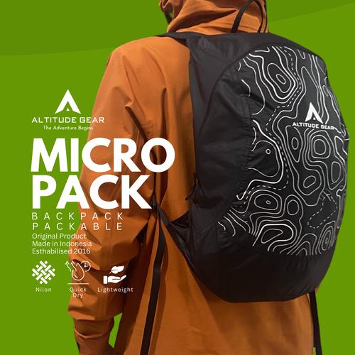 Jual Altitude Gear Micropack Backpack 15 L Tas Ransel Lipat Multifungsi ...