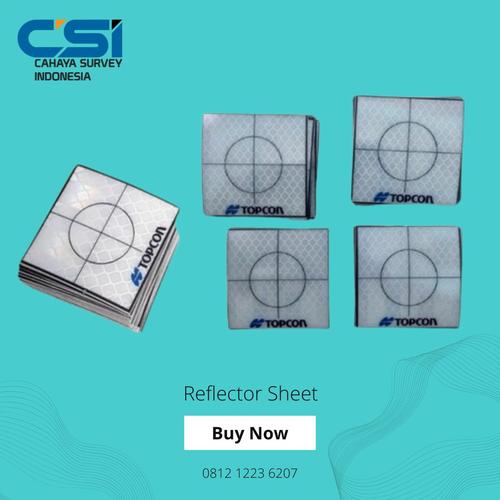 Jual Reflector Sheet Reflective Tape Prisma Target Topcon 6x6cm ...