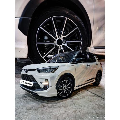 Promo MODIFIKASI TOYOTA RAIZE PAKE HSR EXIMIUS ORIGINAL RING 17 LEBAR 7 ...