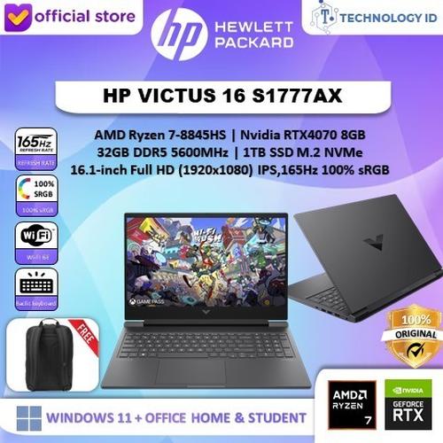 Promo HP Victus 16 S1776AX/S1777AX Ryzen 7-8845HS 32GB 1TB SSD RTX4070 ...
