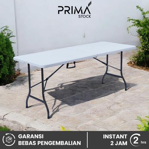 Jual MEJA LIPAT BAGI2 PORTABLE FOLDING TABLE 152 150 X75 CM PRASMANAN ...