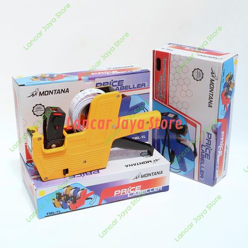 Jual Alat Label Harga Price Labeller Mesin Label Harga Montana TML-1L 8 ...
