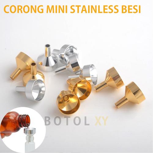 Jual Corong Mini Besi Stainless / Mini Funnel - Botol Mini Kecil Parfum ...