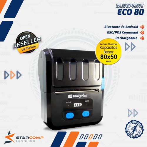 Jual Printer Portable Thermal 80 BLUEPRINT ECO80 USB + Bluetooth ECO 80 ...