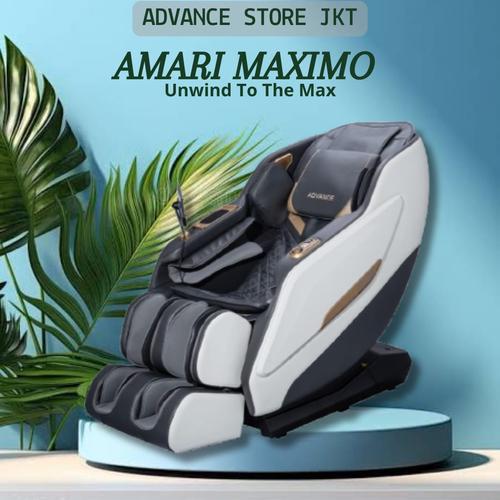 Jual Advance - Kursi Pijat Therapy Amari Maximo | Massage Chair Full Body - Wood Brown - Jakarta ...