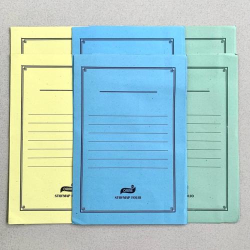 Jual 50 Lembar Stof Map Folio - Stop Map HVO - Stopmap Kertas - Kuning ...
