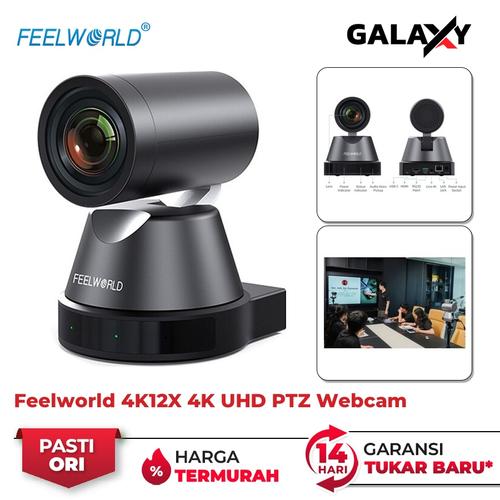 Promo Feelworld 4K12X 4K UHD PTZ Webcam USB HDMI Streaming Camera Portable with 12x Optical Zoom ...