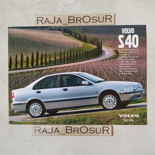 Jual Poster brosur katalog flyer jadul lawas Volvo S40 2.0 Volvo S40 T4 ...