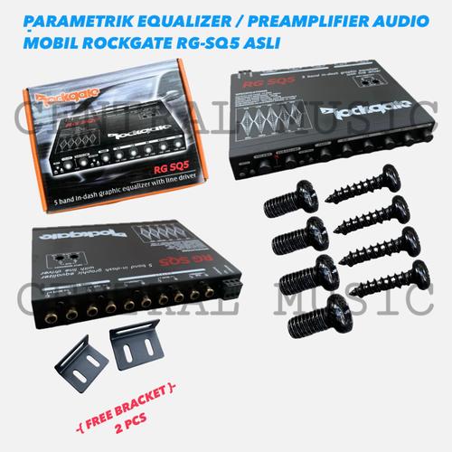 Jual PARAMETRIK EQUALIZER / PREAMPLIFIER AUDIO MOBIL ROCKGATE RG-SQ5 ...
