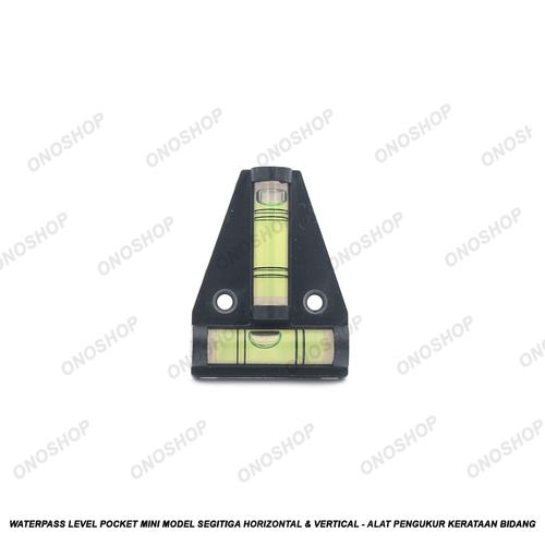 Jual Waterpass Level Pocket Mini Model Segitiga Horizontal & Vertical - Alat Pengukur Kerataan ...