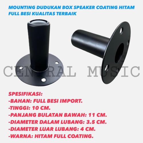 Jual MOUNTING DUDUKAN BOX SPEAKER COATING HITAM FULL BESI KUALITAS ...
