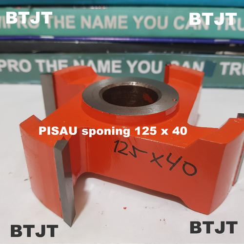 Jual 40MM MATA PISAU PROFIL SKONING SPONING SPINDLE KAYU 125MM X 40MM ...