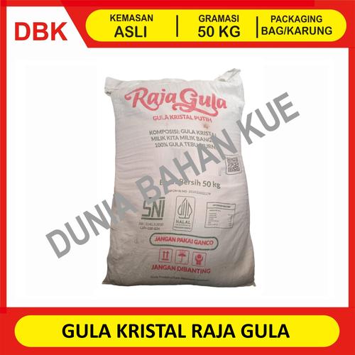 Jual RAJA GULA GULA KRISTAL - 1 BAG 50 KG / GULA PASIR RAJA GULA - Kab ...