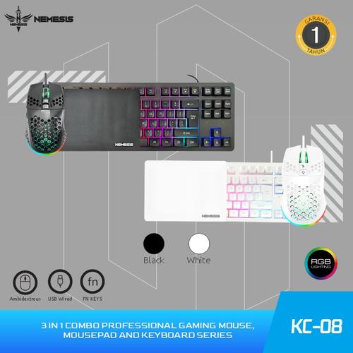 Jual NYK Nemesis Keyboard Combo 3 in 1 TKL CENTA KC80 - Hitam - Kota ...
