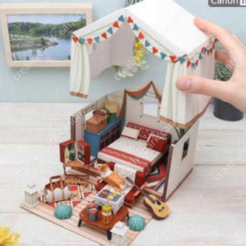 Jual 【Harga Special】 KEMAH GLAMPING KERTAS miniatur DIY Papercraft ...